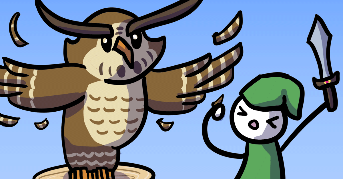 This is why I feel sorry for the owl in Zelda games - a Rock Paper ...