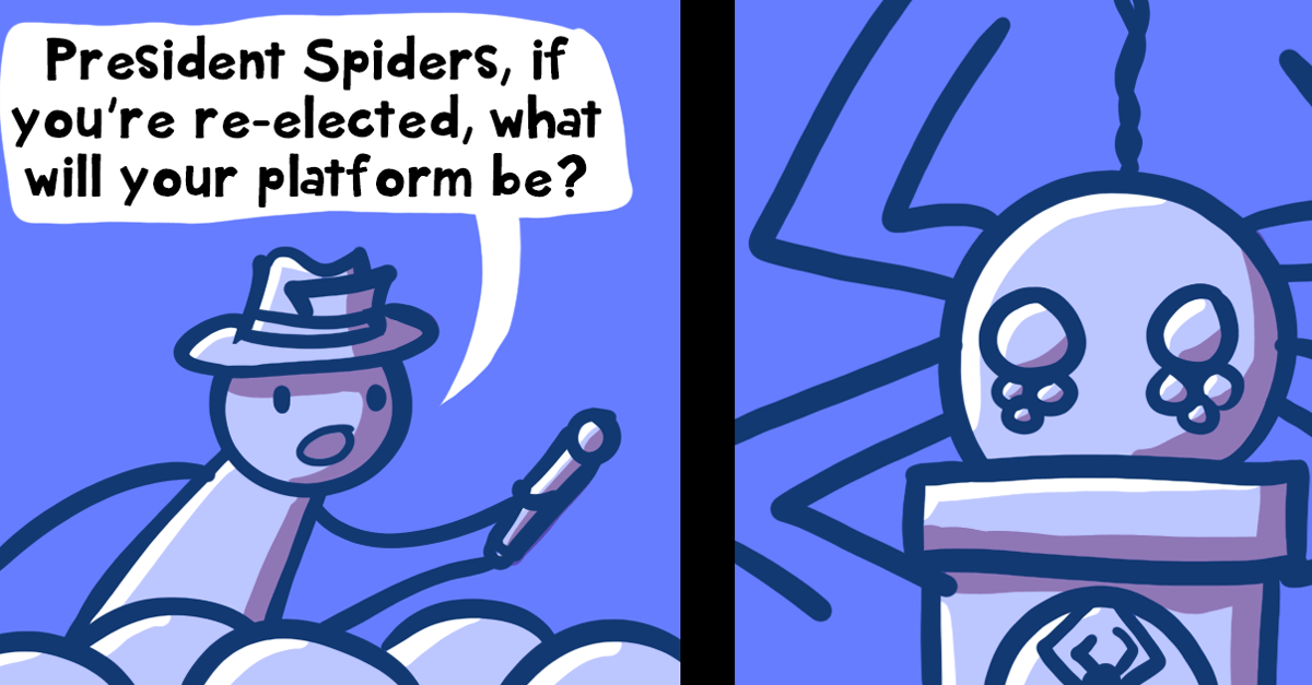 President Spiders - a Rock Paper Cynic comic